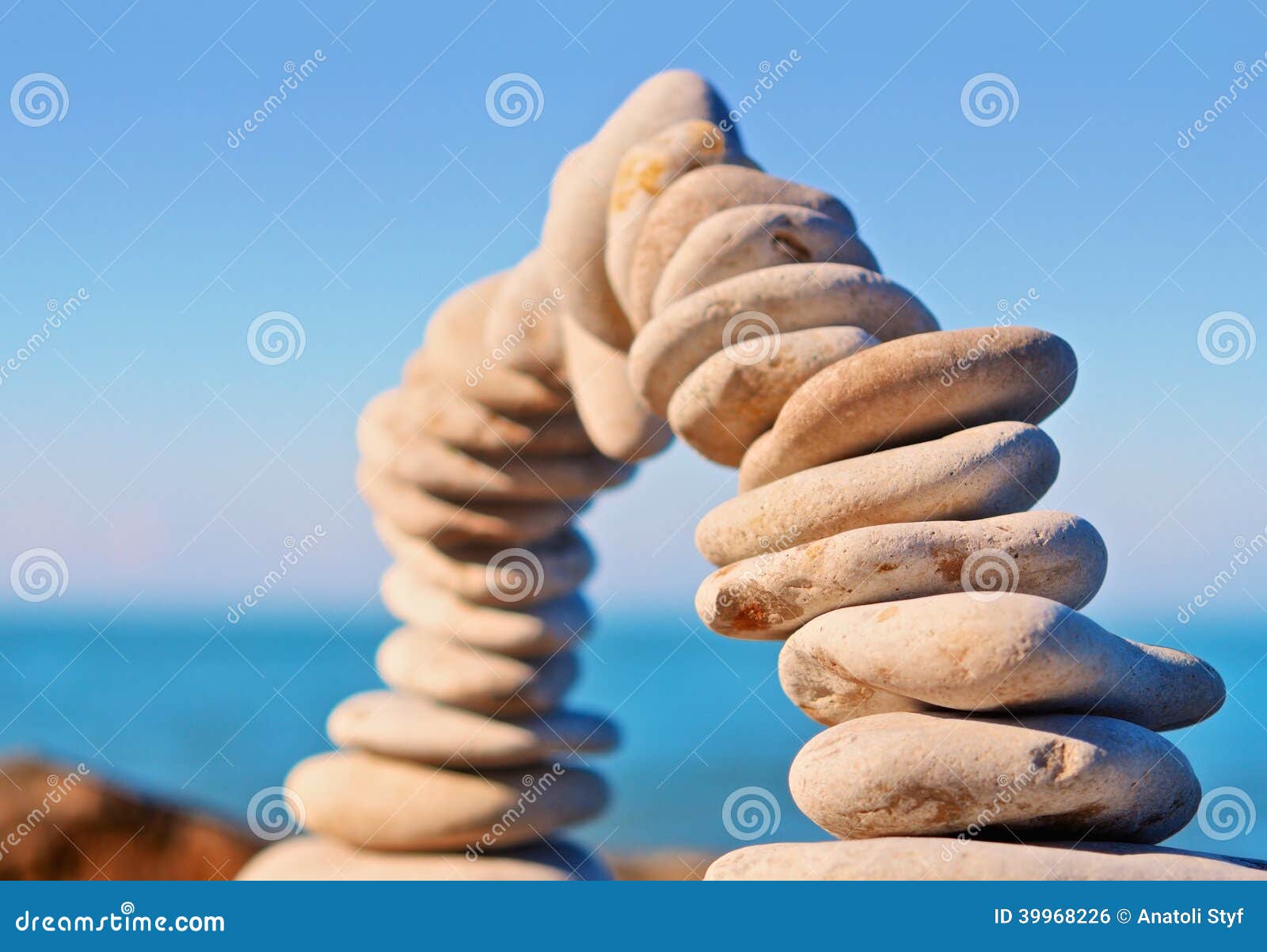Curve of stones stock photo. Image of small, rock, pebble - 39968226