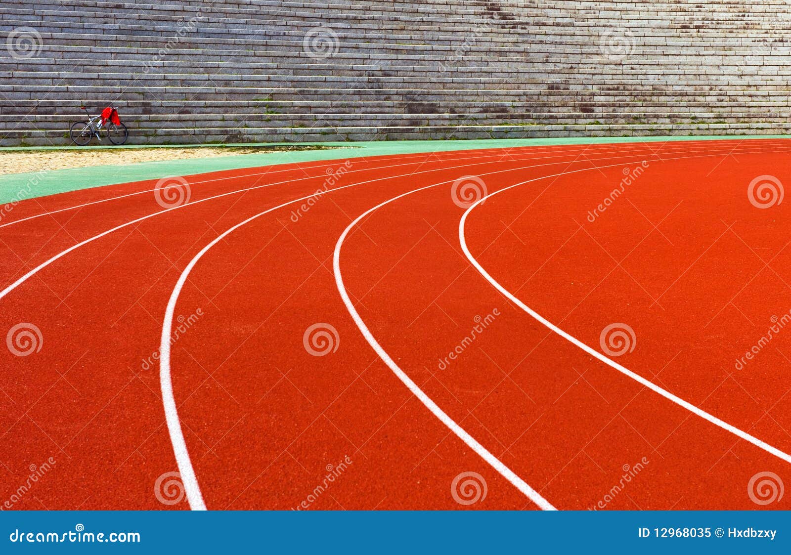 Curve in track stock image. Image of olympic, background - 12968035