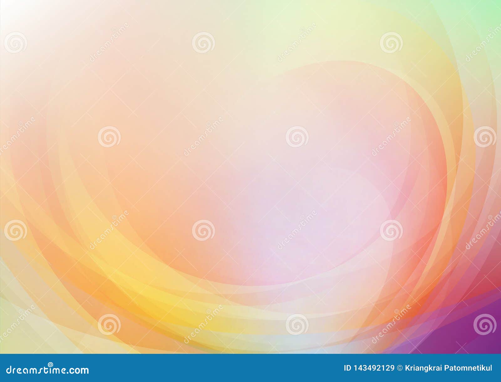 Curved Abstract Colors Background Stock Vector - Illustration of smooth ...