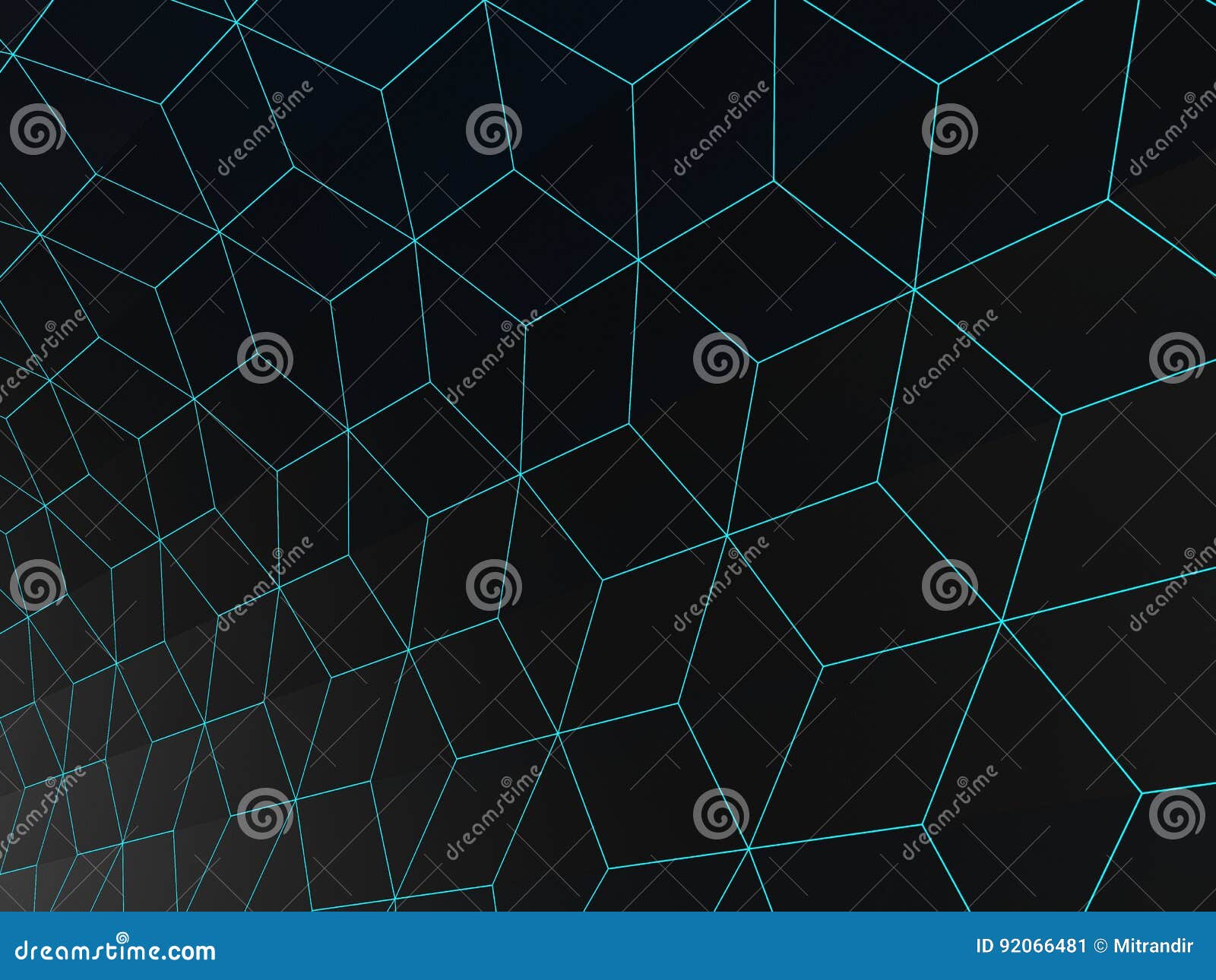 Curved Abstract Low Poly Background Stock Illustration - Illustration ...