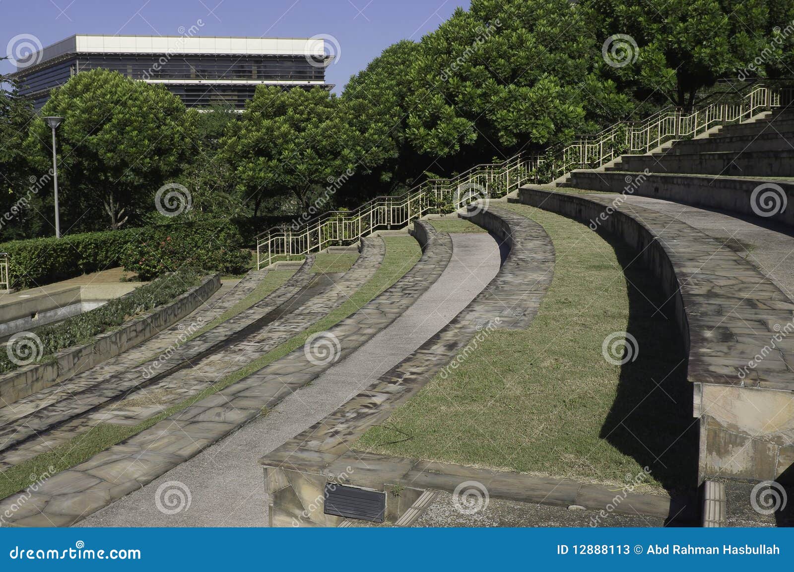 Curved Amphitheater Seats stock image. Image of shows - 12888113