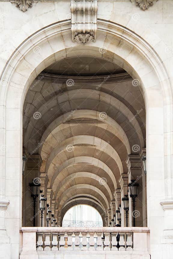 Curved arch stock image. Image of alley, antique, historic - 35005357