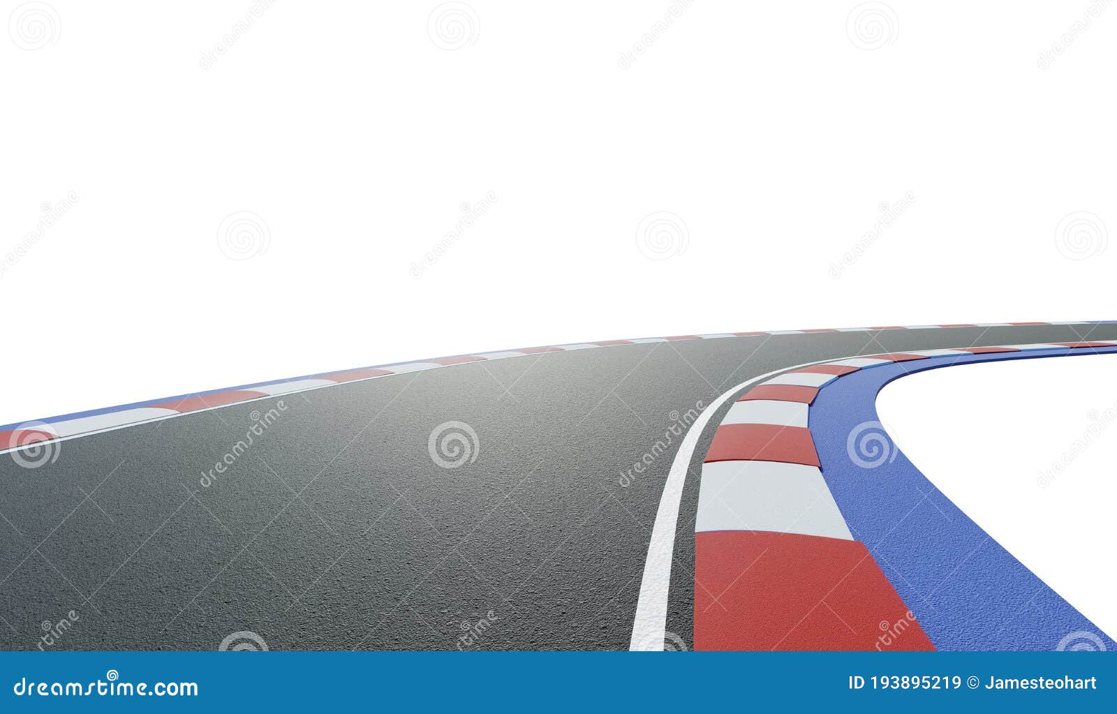 Racing Track, Top View Of Asphalt Roads Set, Kart Race With Start And ...