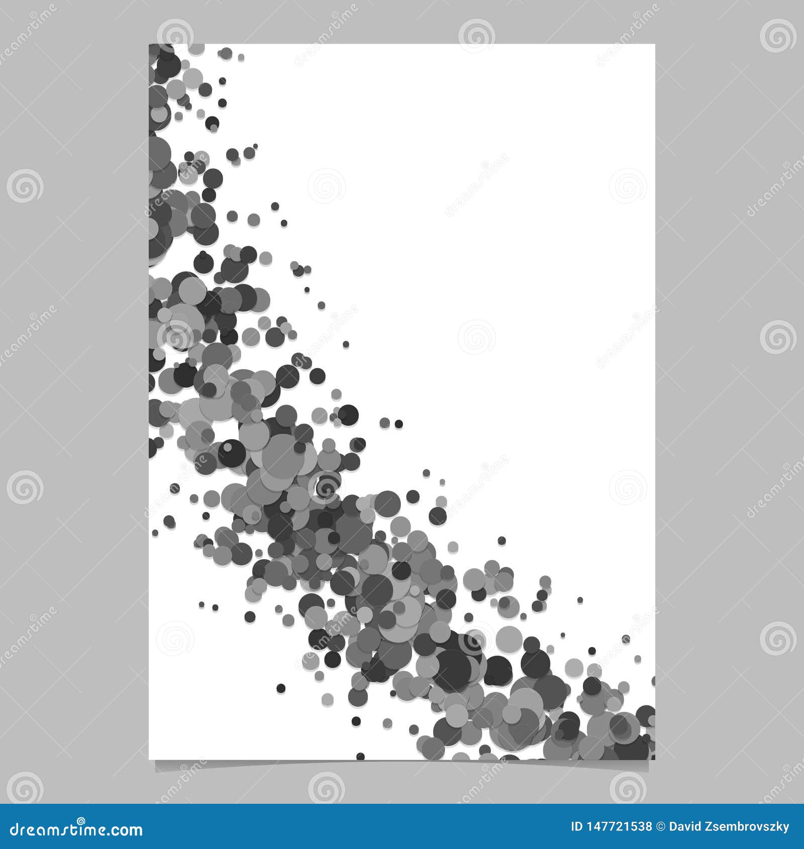 Curved Blank Abstract Dispersed Confetti Dot Flyer Background Stock ... Curved Blank Abstract Dispersed Confetti Dot Flyer Background Stock ...