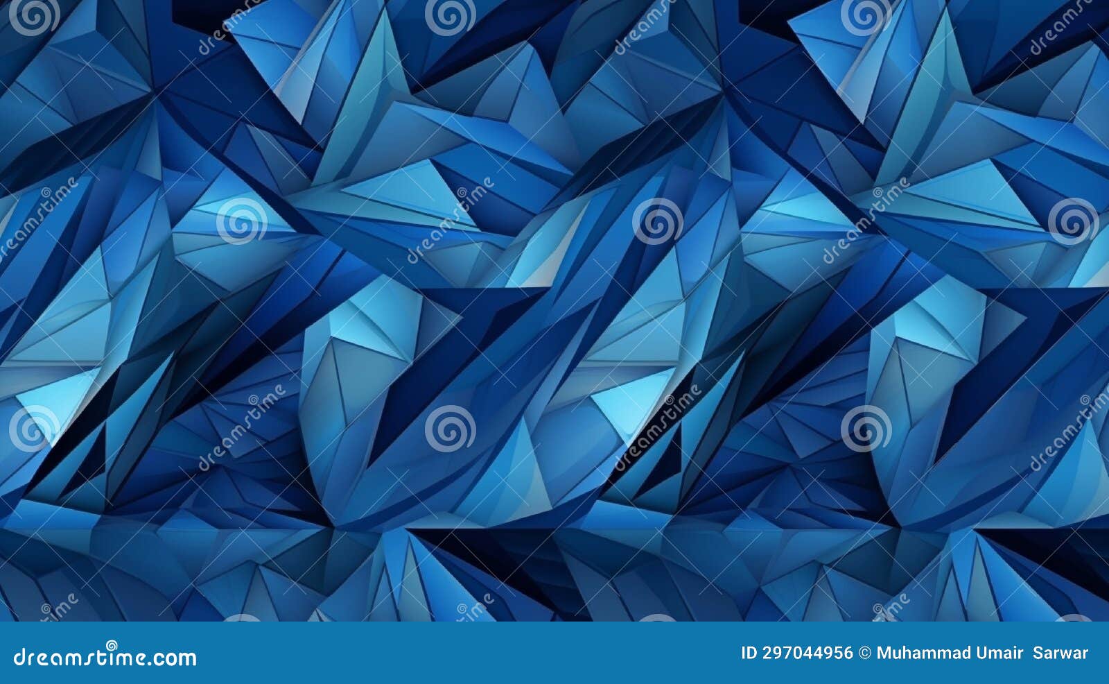 Curved Blue Abstract Design with Smooth Symmetry and Graphic Layout ...