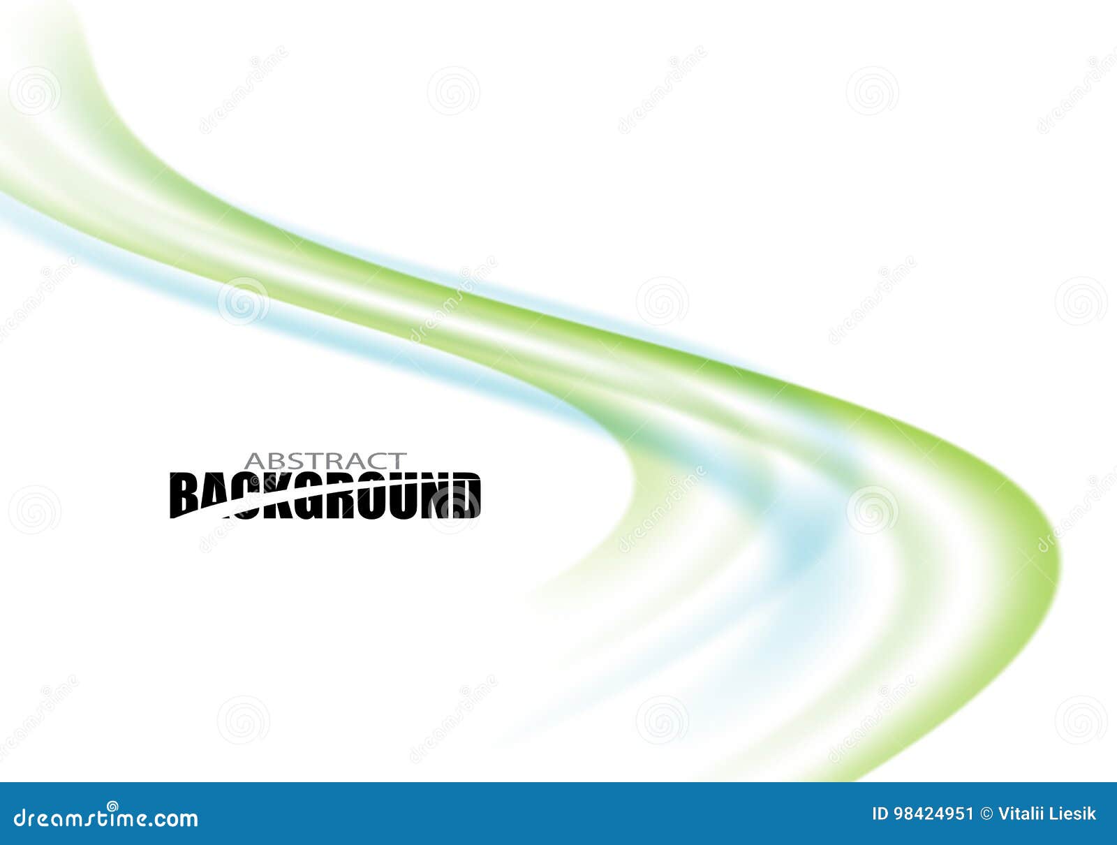 Curved Blue and Green Lines Stock Vector - Illustration of design, line ...
