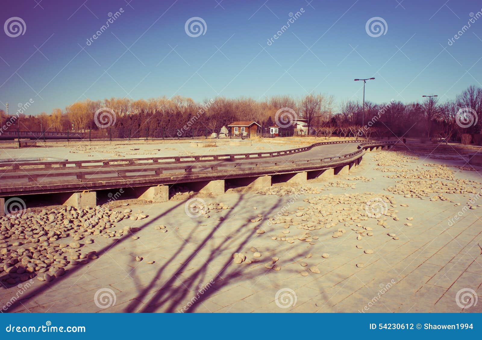 Curved boardwalk 3 stock photo. Image of marsh, parks - 54230612