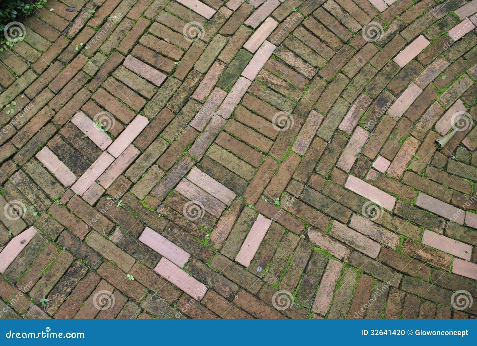 Curved brick tile texture stock photo. Image of pattern - 32641420