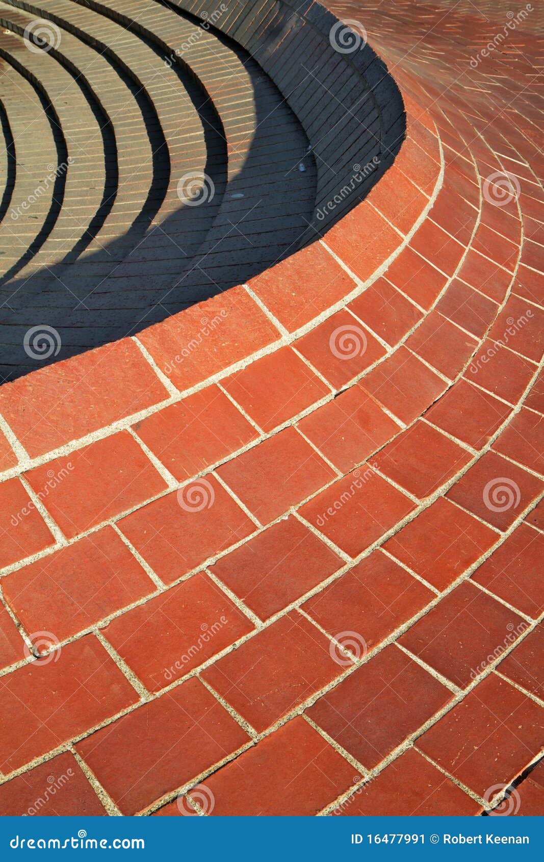 Curved brick wall stock image. Image of city, wall, outdoors - 16477991