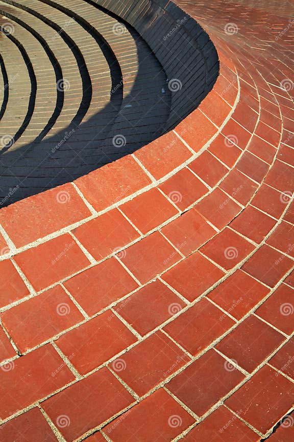 Curved brick wall stock image. Image of city, wall, outdoors - 16477991