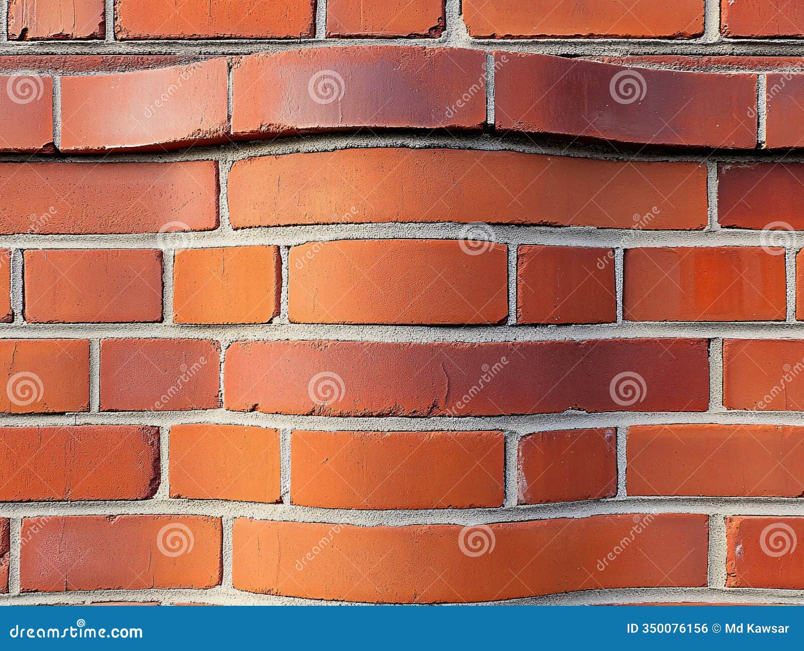 Curved Brick Wall Texture Background Seamless Red High Quality Image ...