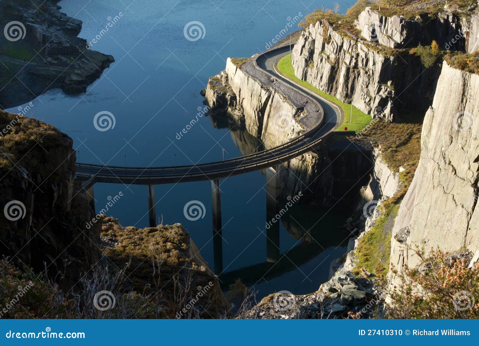 Curved bridge. stock photo. Image of architecture, road - 27410310