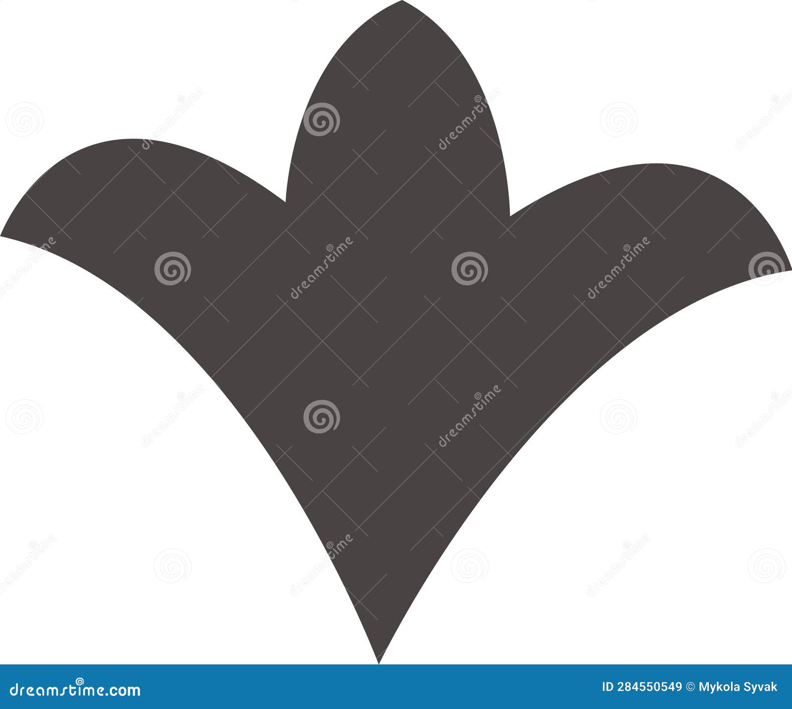 Curved Calligraphy Element stock vector. Illustration of line - 284550549