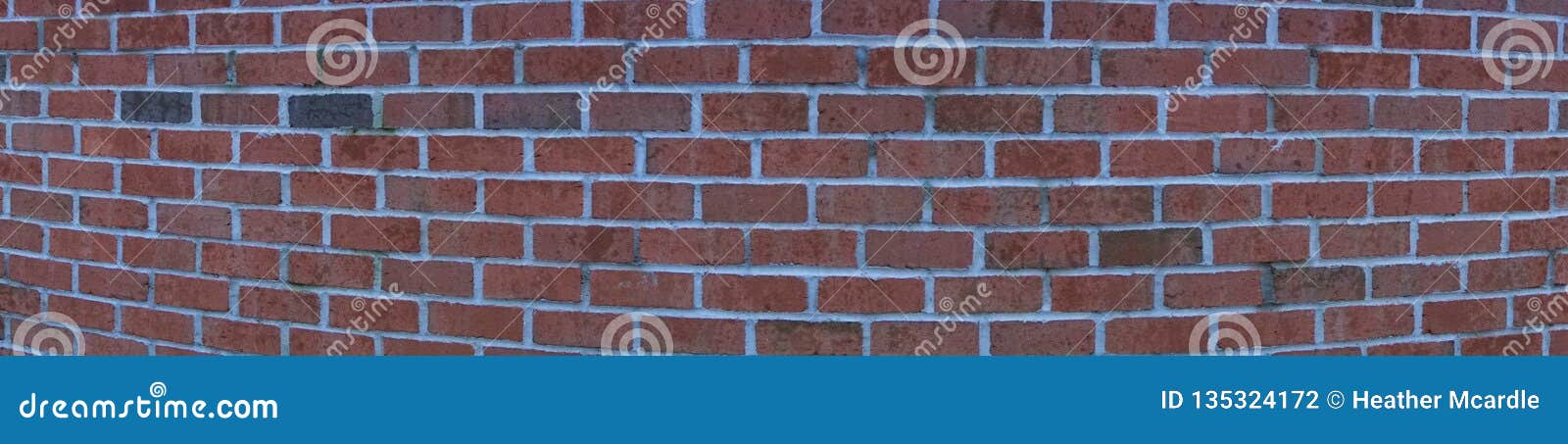 Panorama of Rounded Brick Wall Stock Photo - Image of design ...