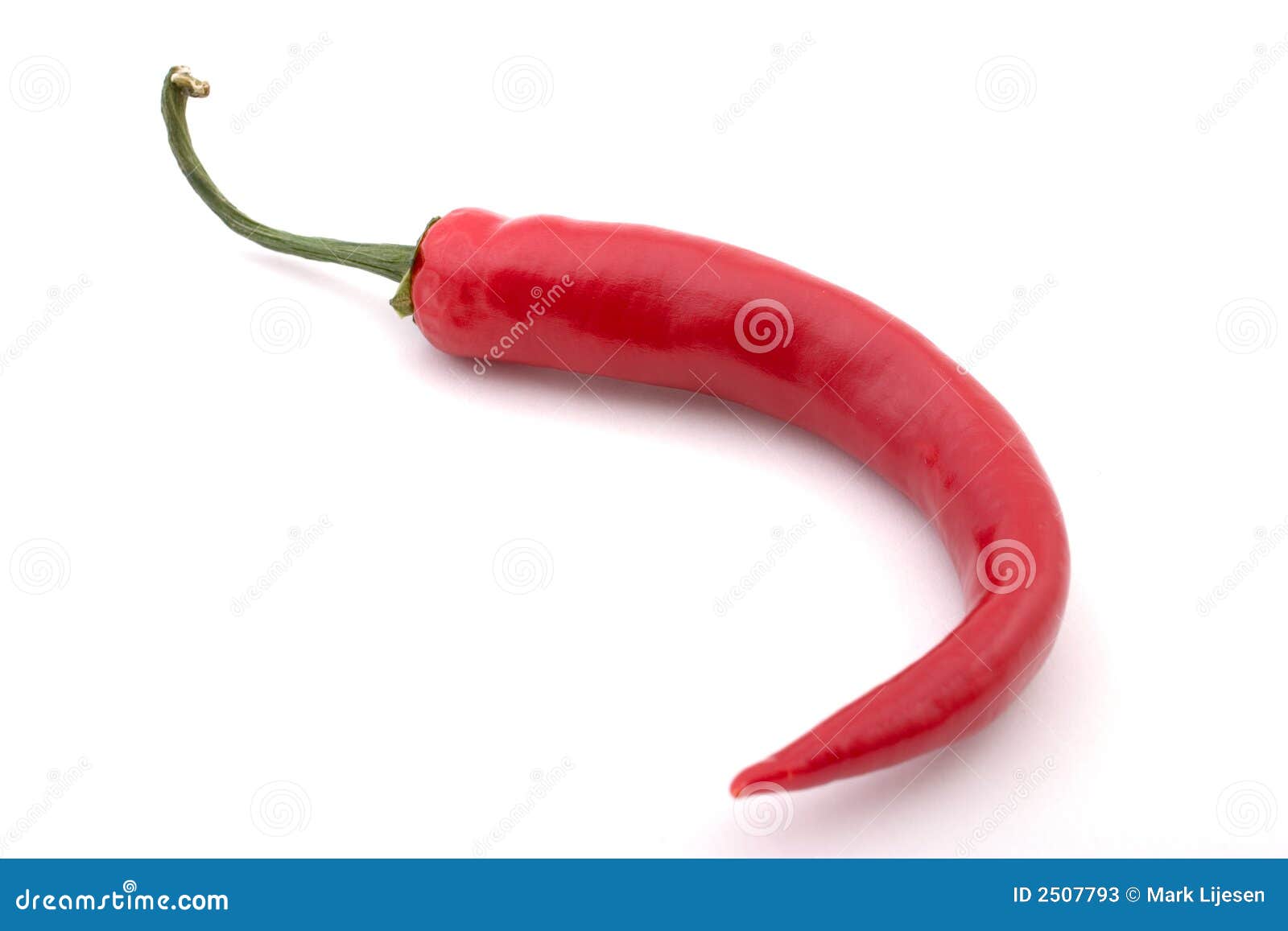 Curved chili pepper stock image. Image of cayenne, lifestyle - 2507793