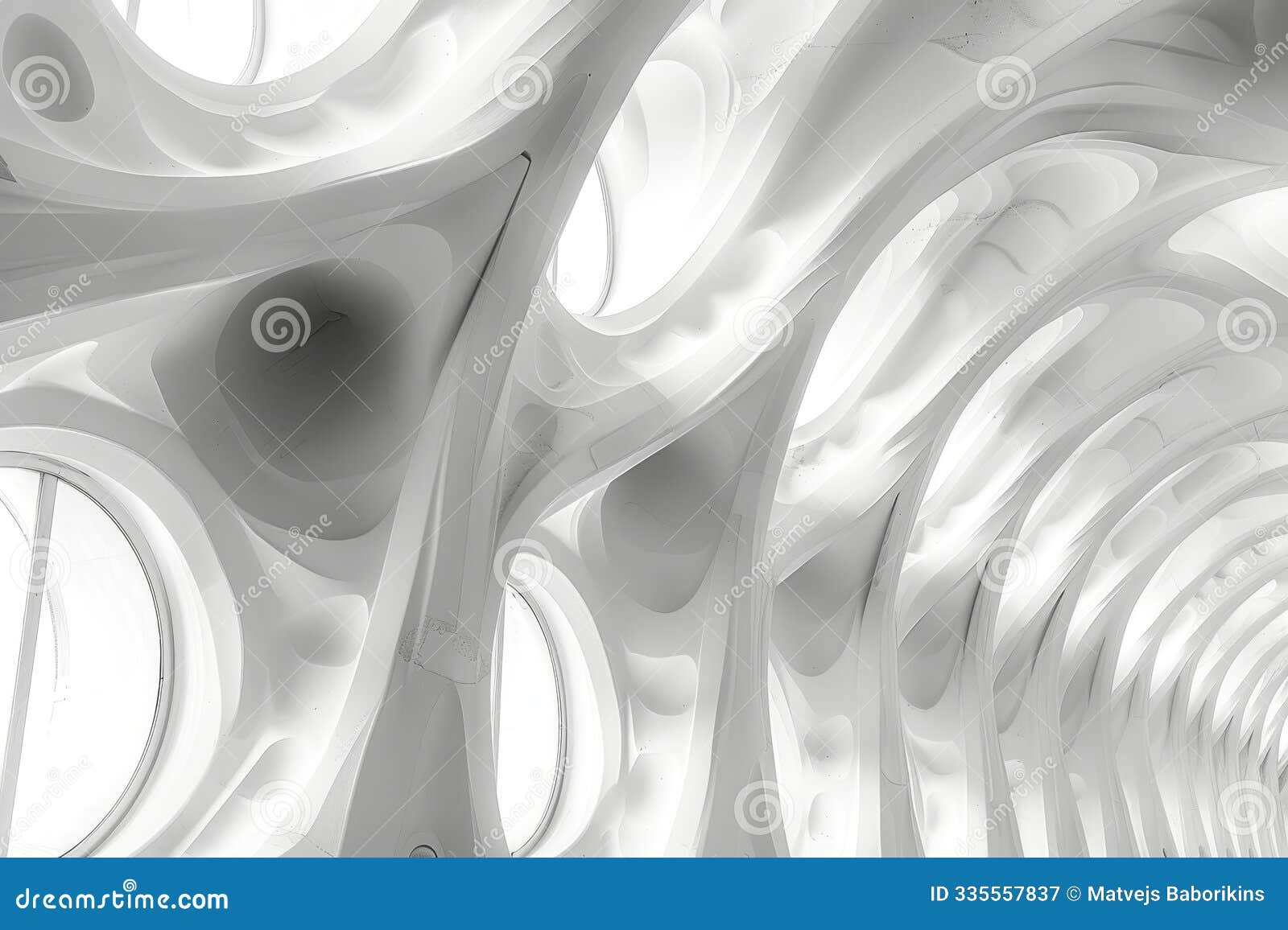 Curved Columns and Abstract Geometry a Study in Textures and Patterns ...