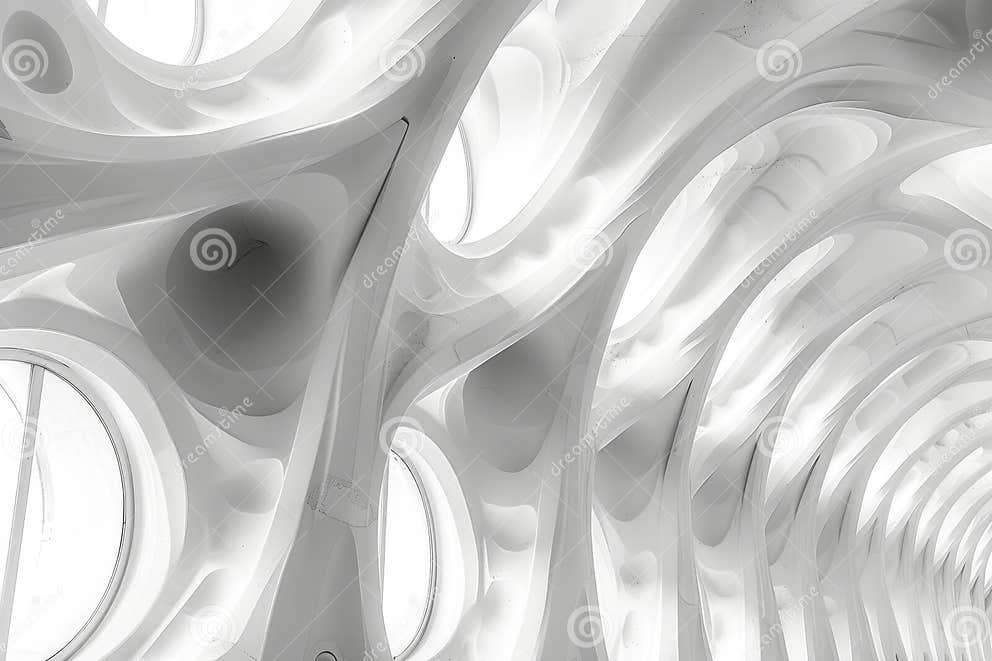 Curved Columns and Abstract Geometry a Study in Textures and Patterns ...