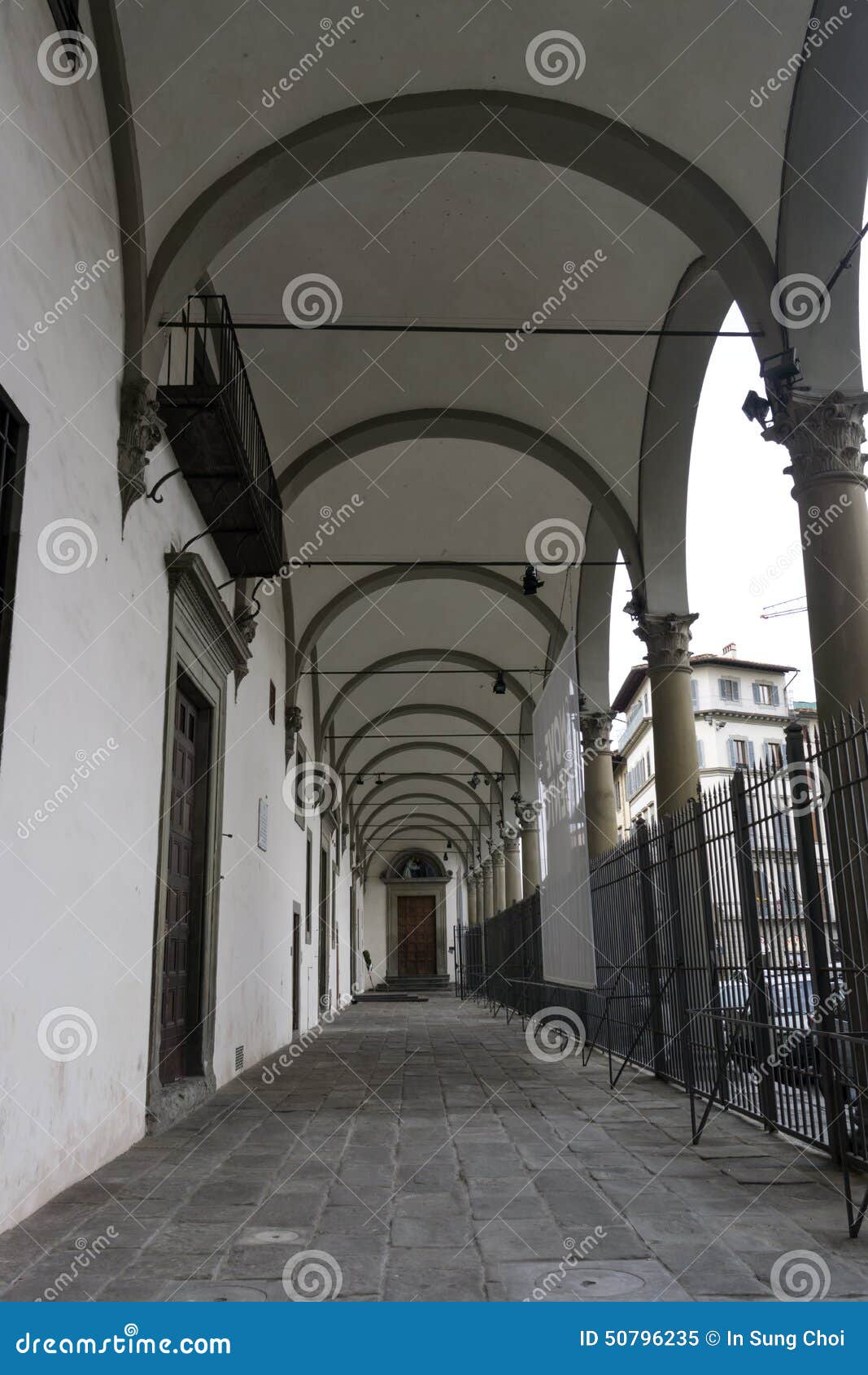 Curved Columns Building Detail Stock Photography | CartoonDealer.com ...