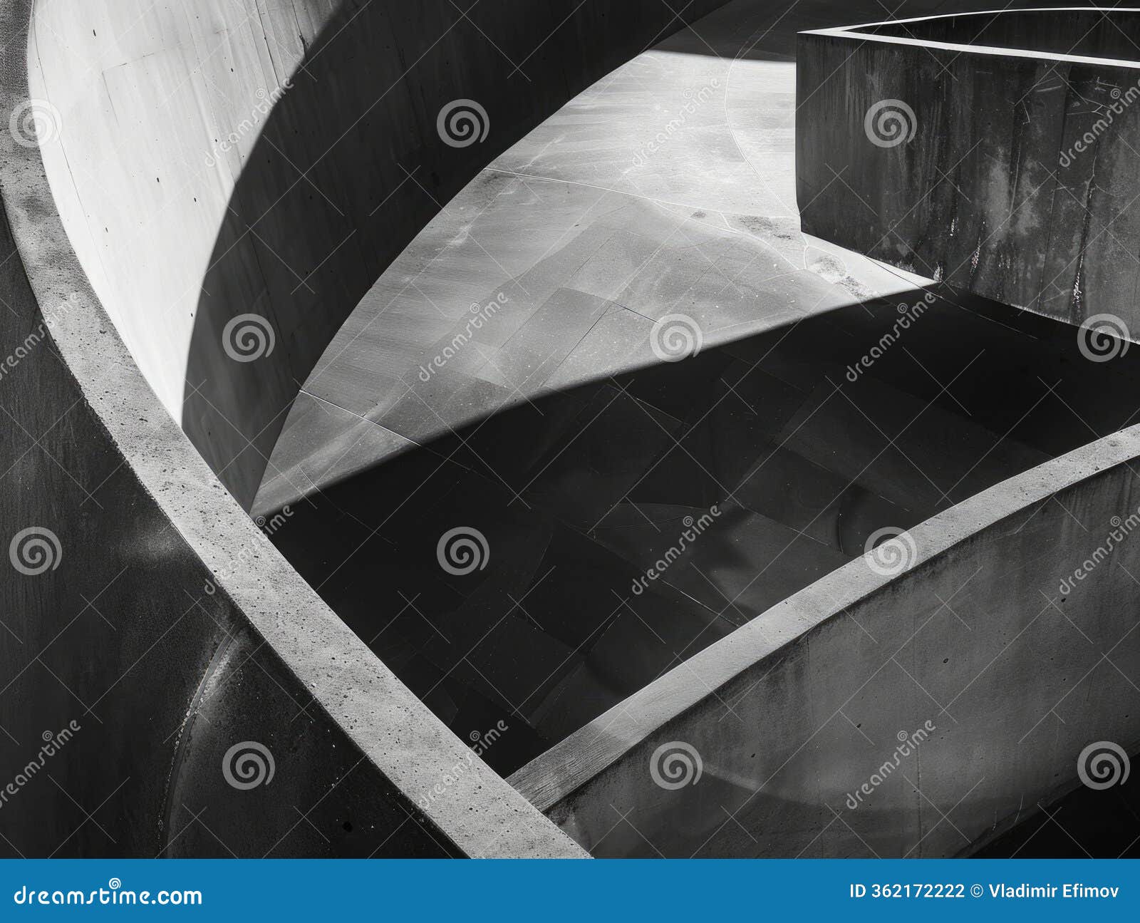 Curved Concrete Bricks Used To Support Large Utility Poles Royalty-Free ...