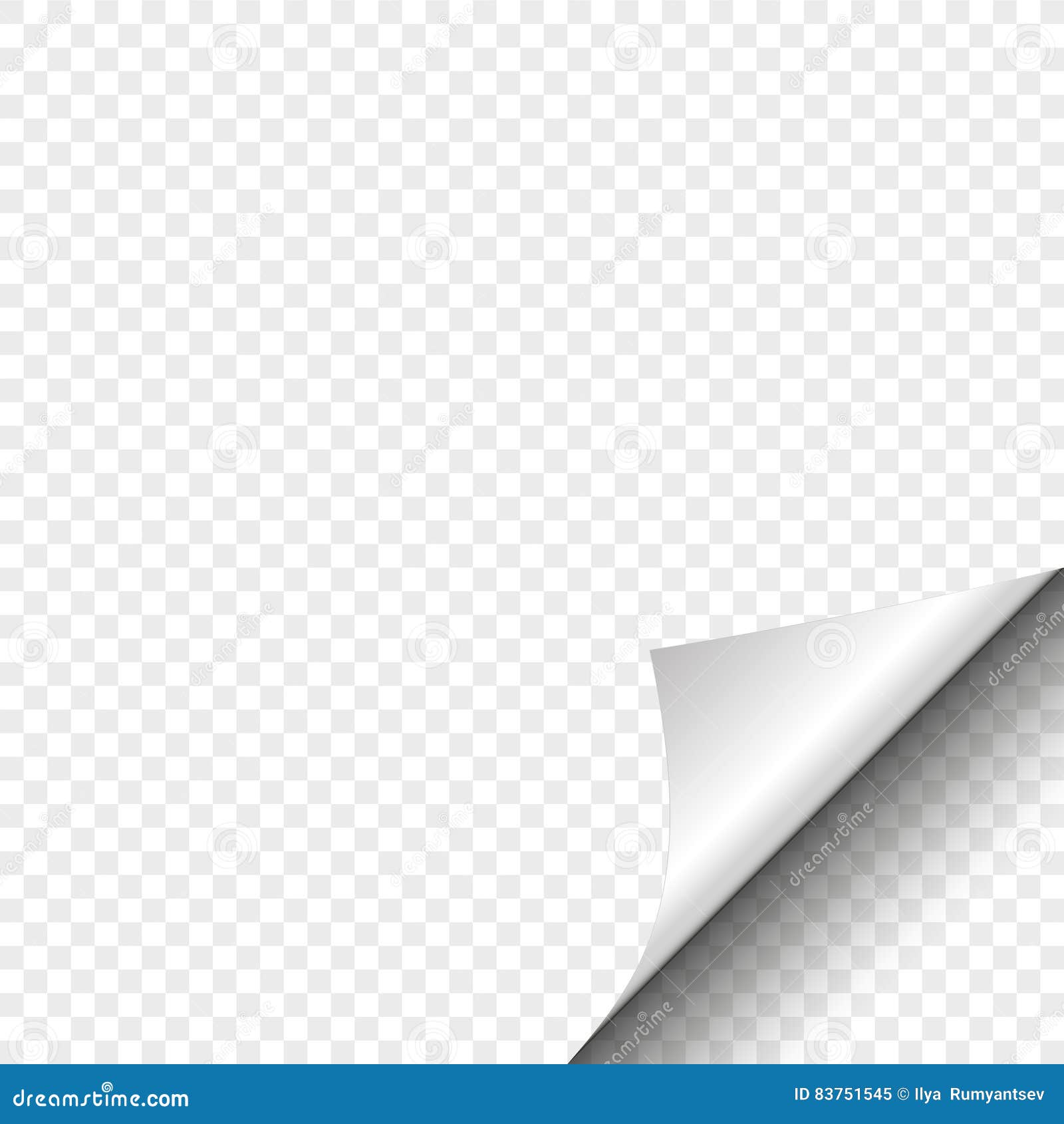 Curved corner banner stock vector. Illustration of vector - 83751545