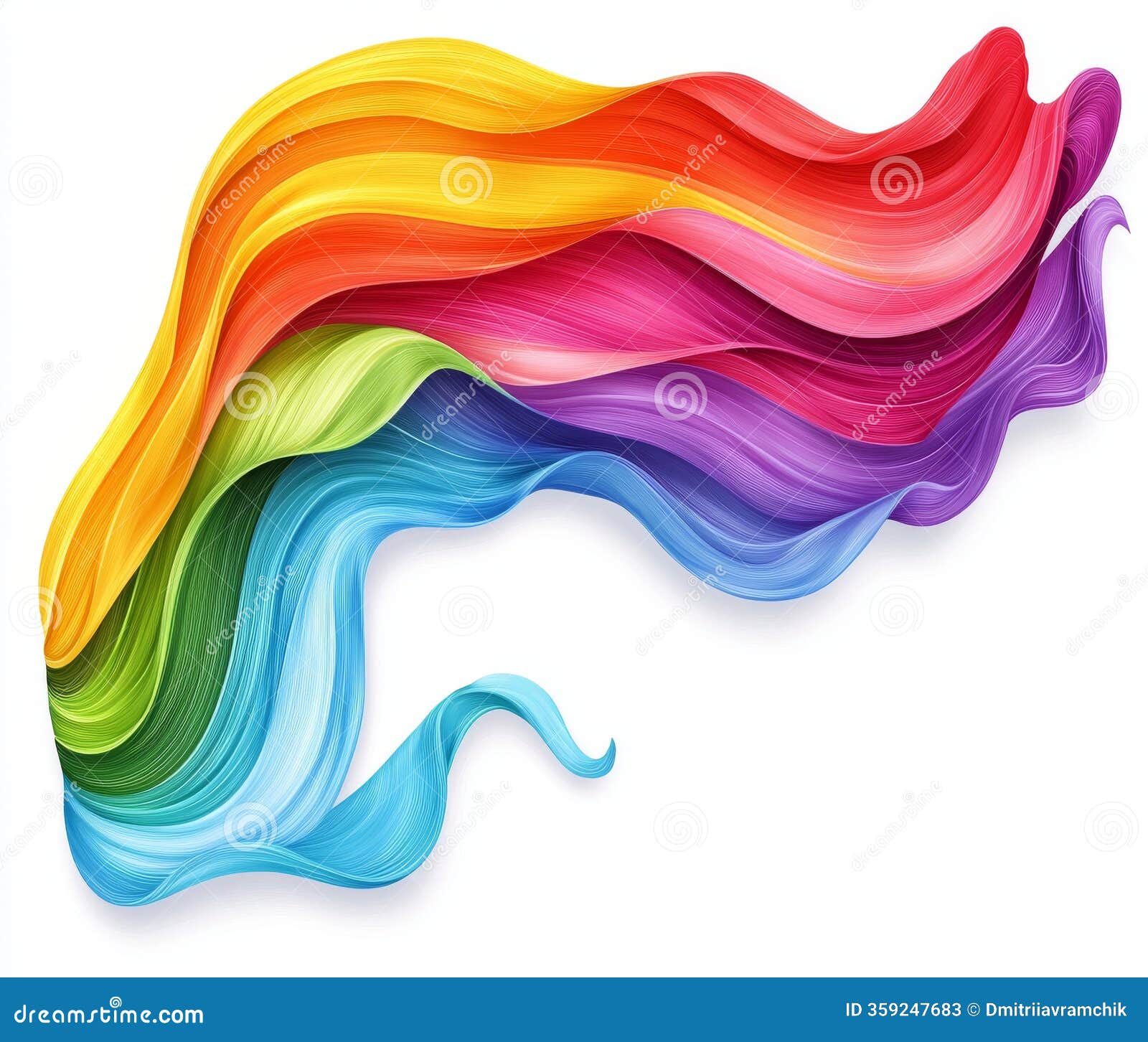 A Curved Corner and a Bend on a Blank Sheet of Paper Stock Image ...