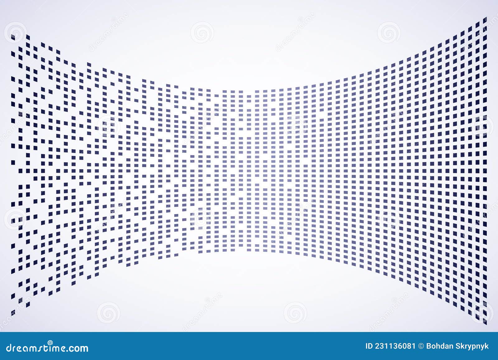 Big Data Volume Concept Illustration. Information Age With Large Data ...