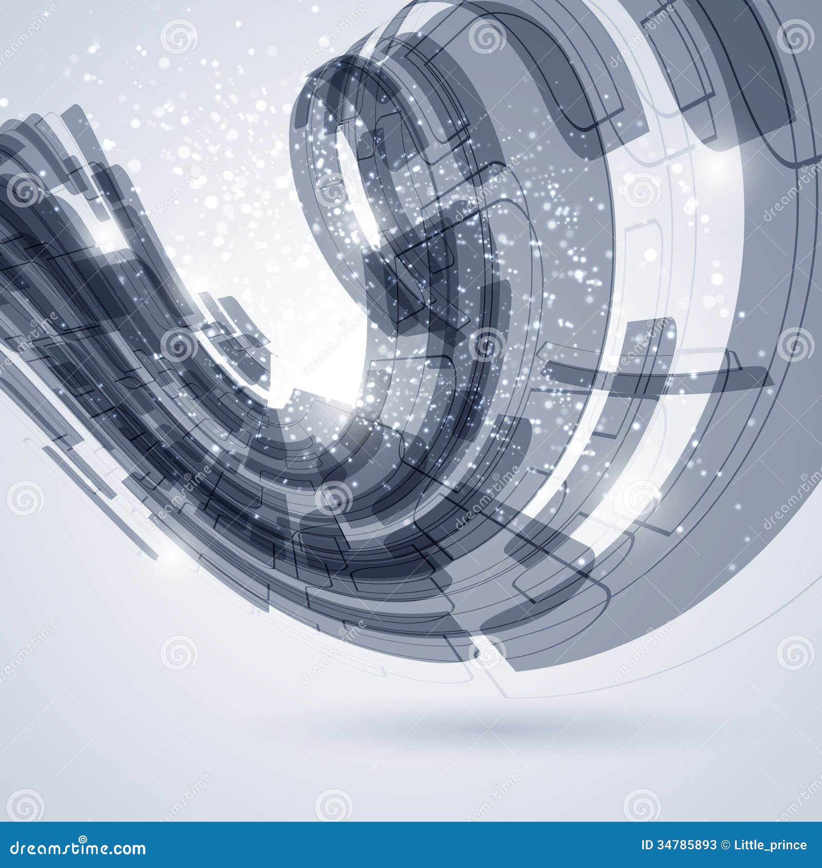 Blue and White Technology Abstract Background Stock Vector ...