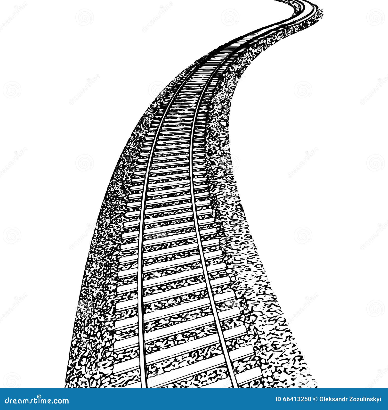Train Tracks Drawing