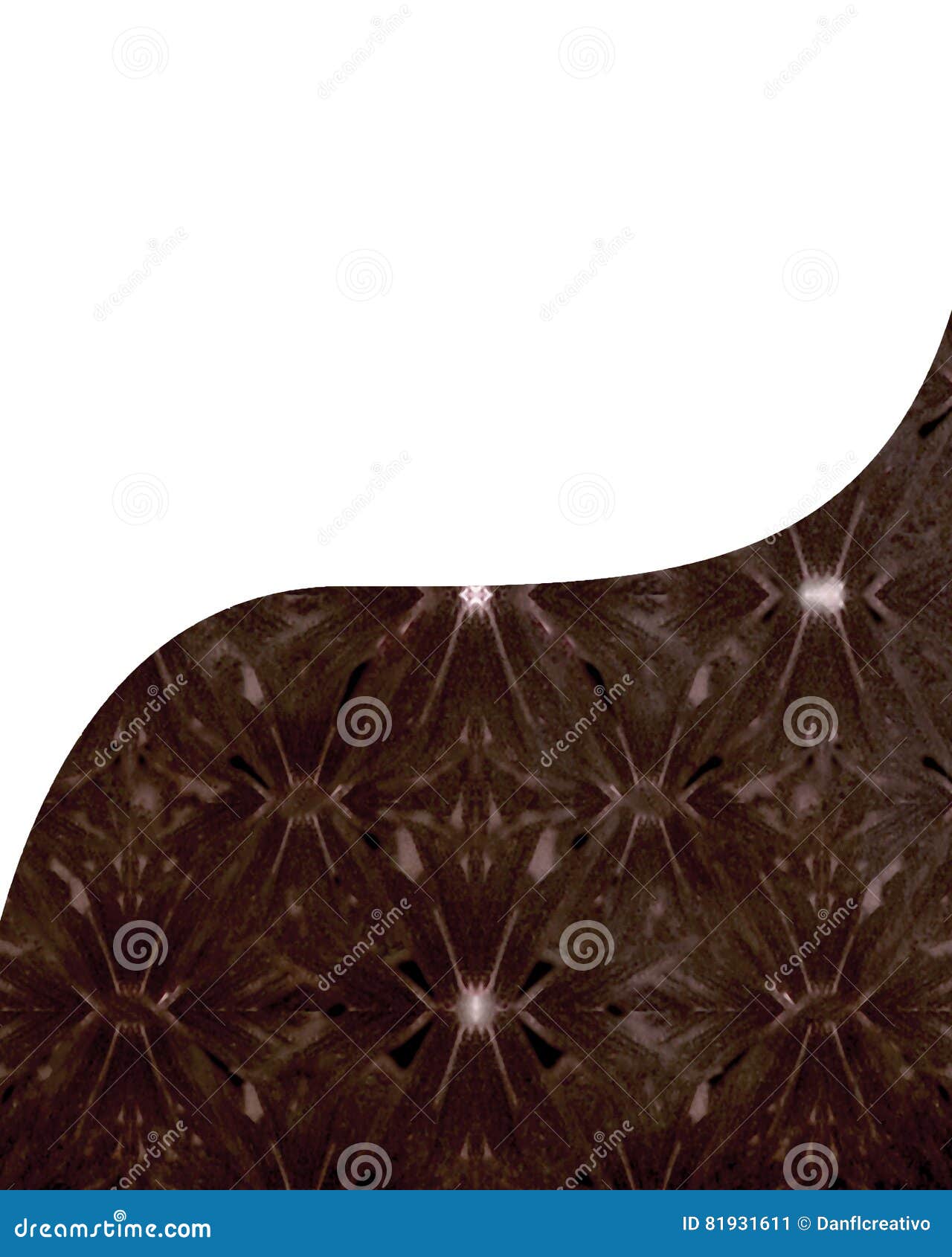 Curved Frame Background with Decorated Borders Stock Illustration ...