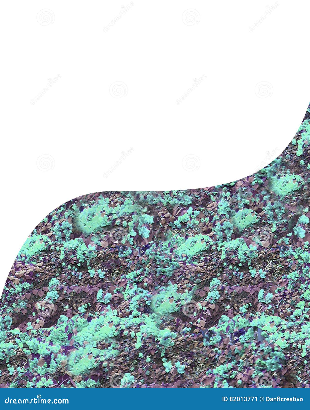 Curved Frame Background with Decorated Borders Stock Illustration ...