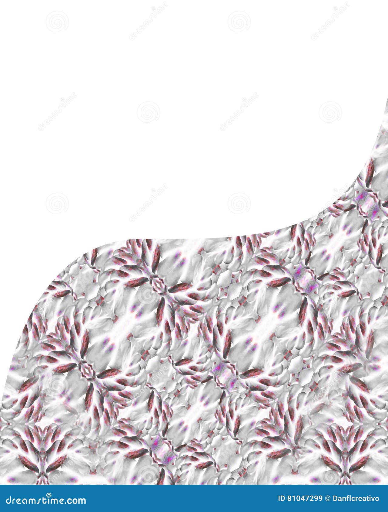 Curved Frame Background with Decorated Borders Stock Illustration ...