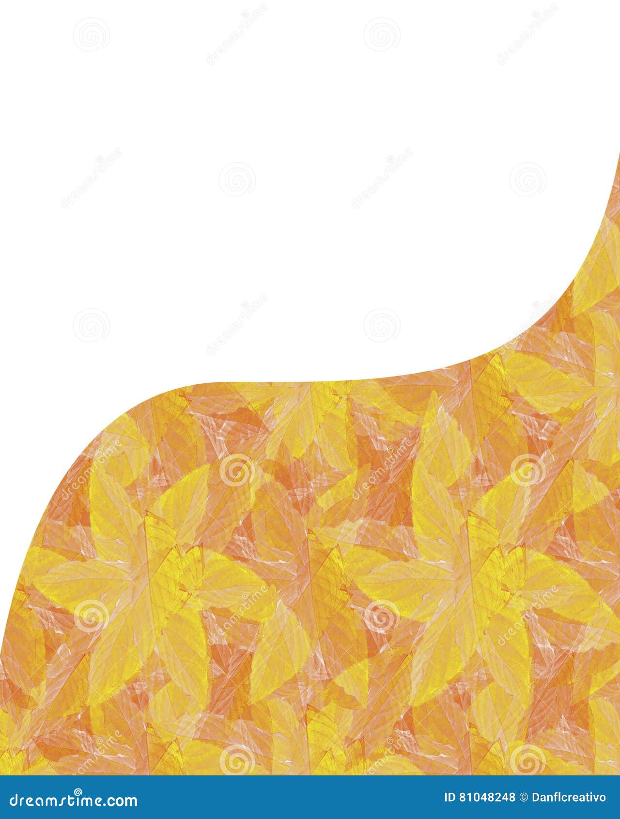 Curved Frame Background with Decorated Borders Stock Illustration ...