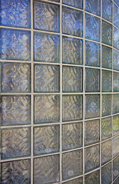 Curved glass brick wall stock image. Image of shiny, curvature - 18356211