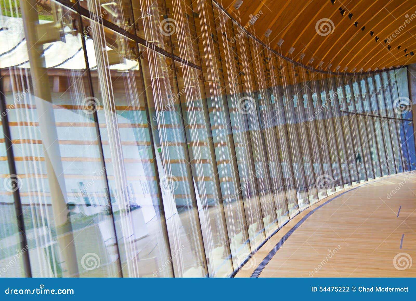 Curved Glass Wall pattern stock photo. Image of architecture - 54475222
