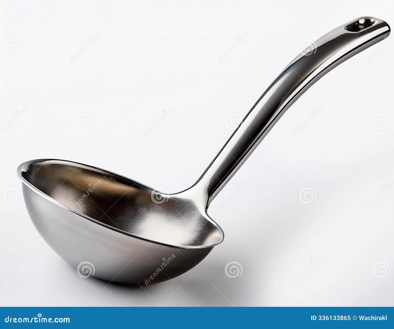 Curved Handle Ladle stock illustration. Illustration of tool - 336133865