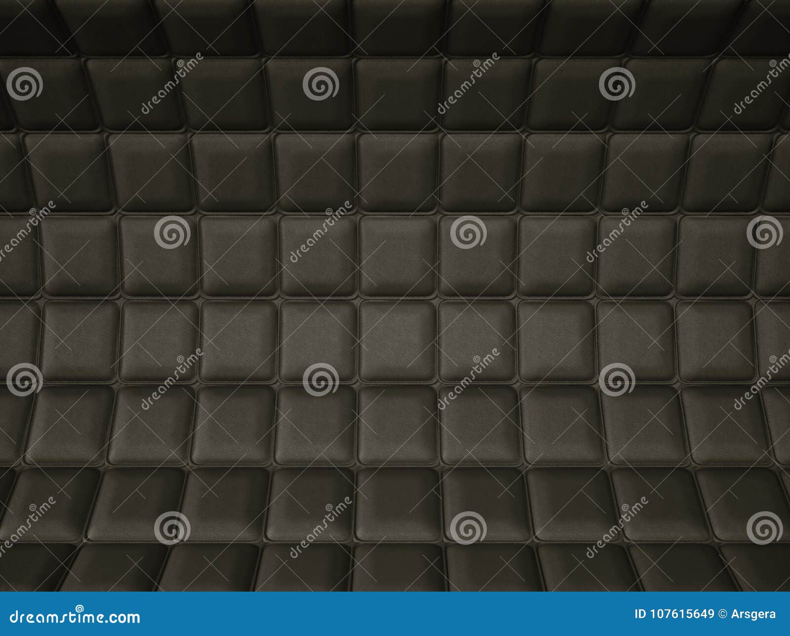 Curved Leather Pattern with Rectangle Segments Stock Illustration ...