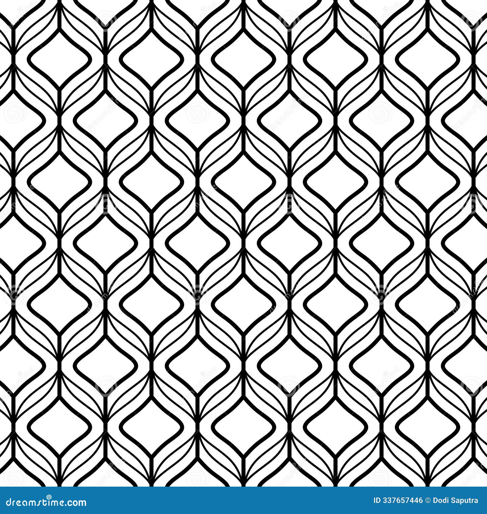 Curved line pattern stock vector. Illustration of monochrome - 337657446