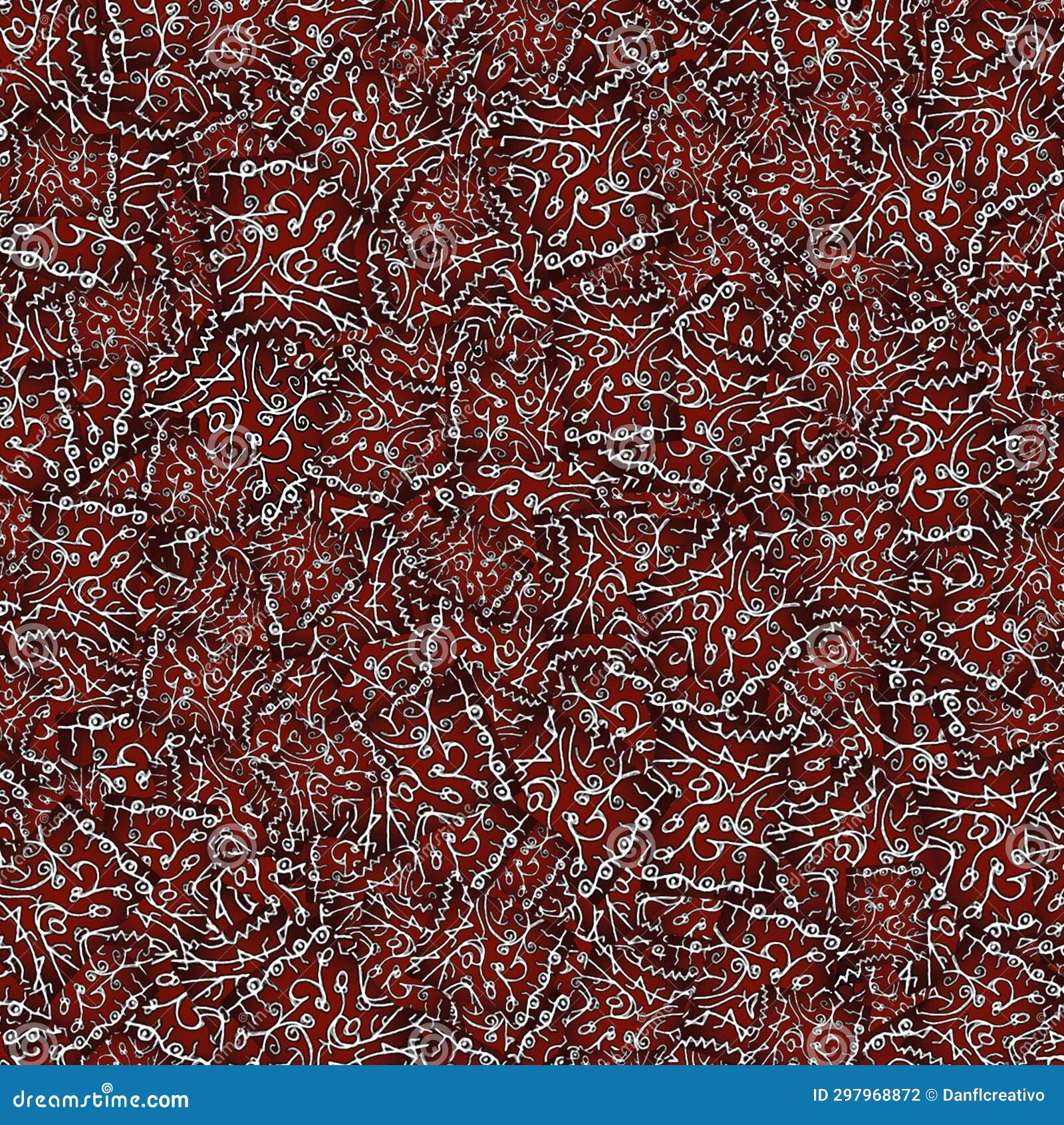 Curved Lines Abstract Motif Pattern Stock Photo - Image of design, shape: 297968872