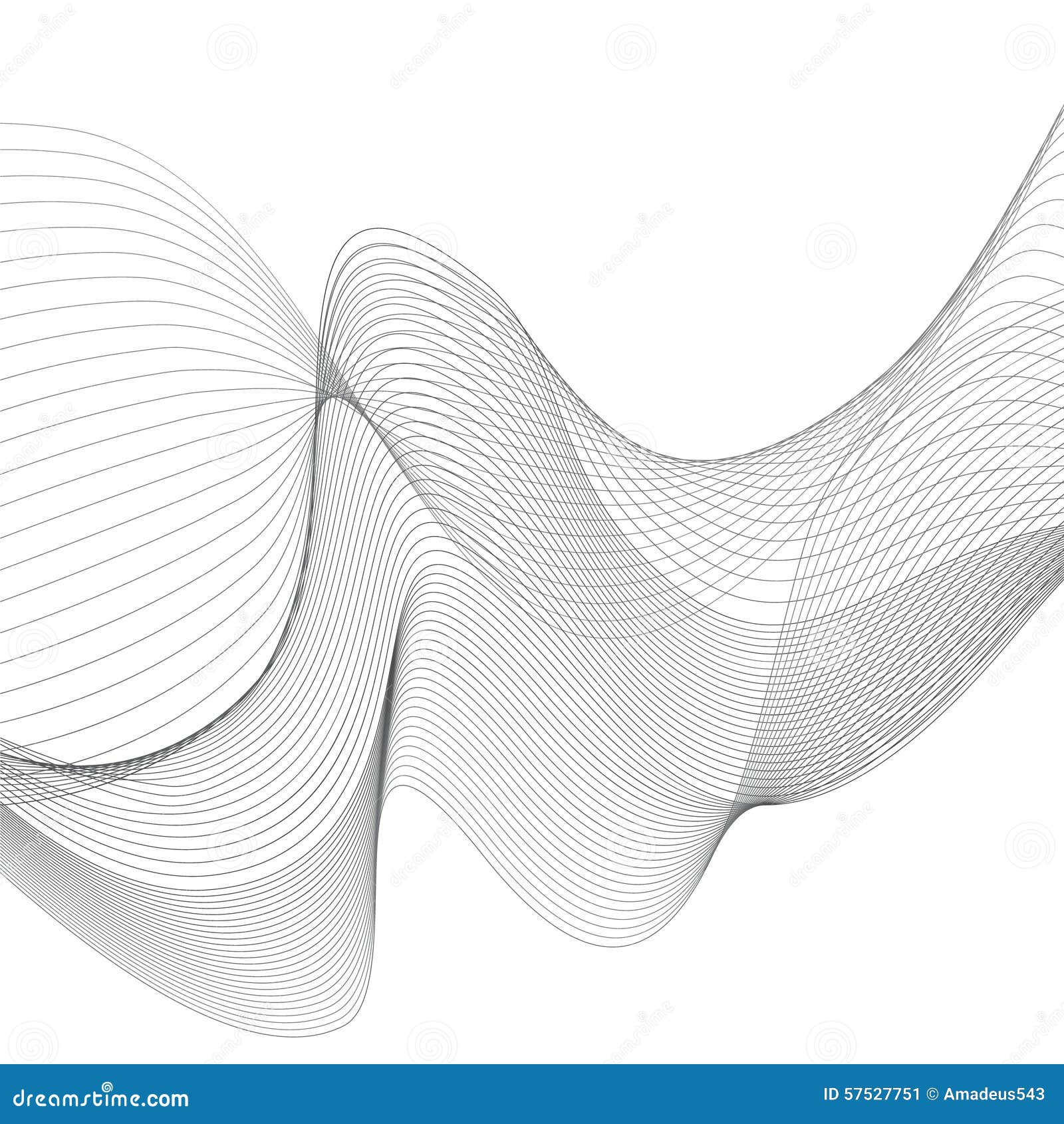 Curved Lines On The White Horizont. Stock Image | CartoonDealer.com ...