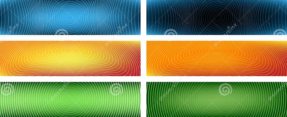Curved Lines Banners I stock vector. Illustration of abstract - 9722365