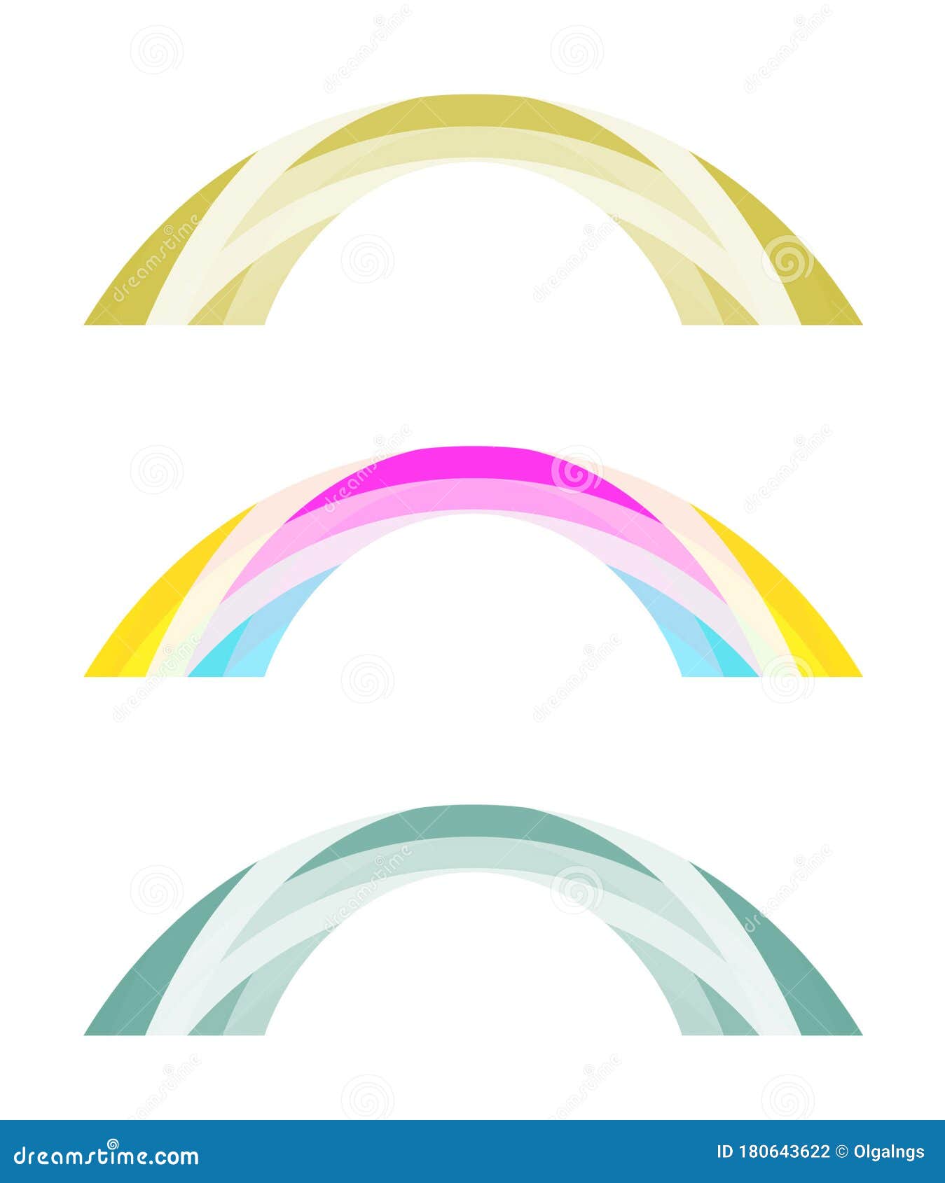 Curved Lines Design Element