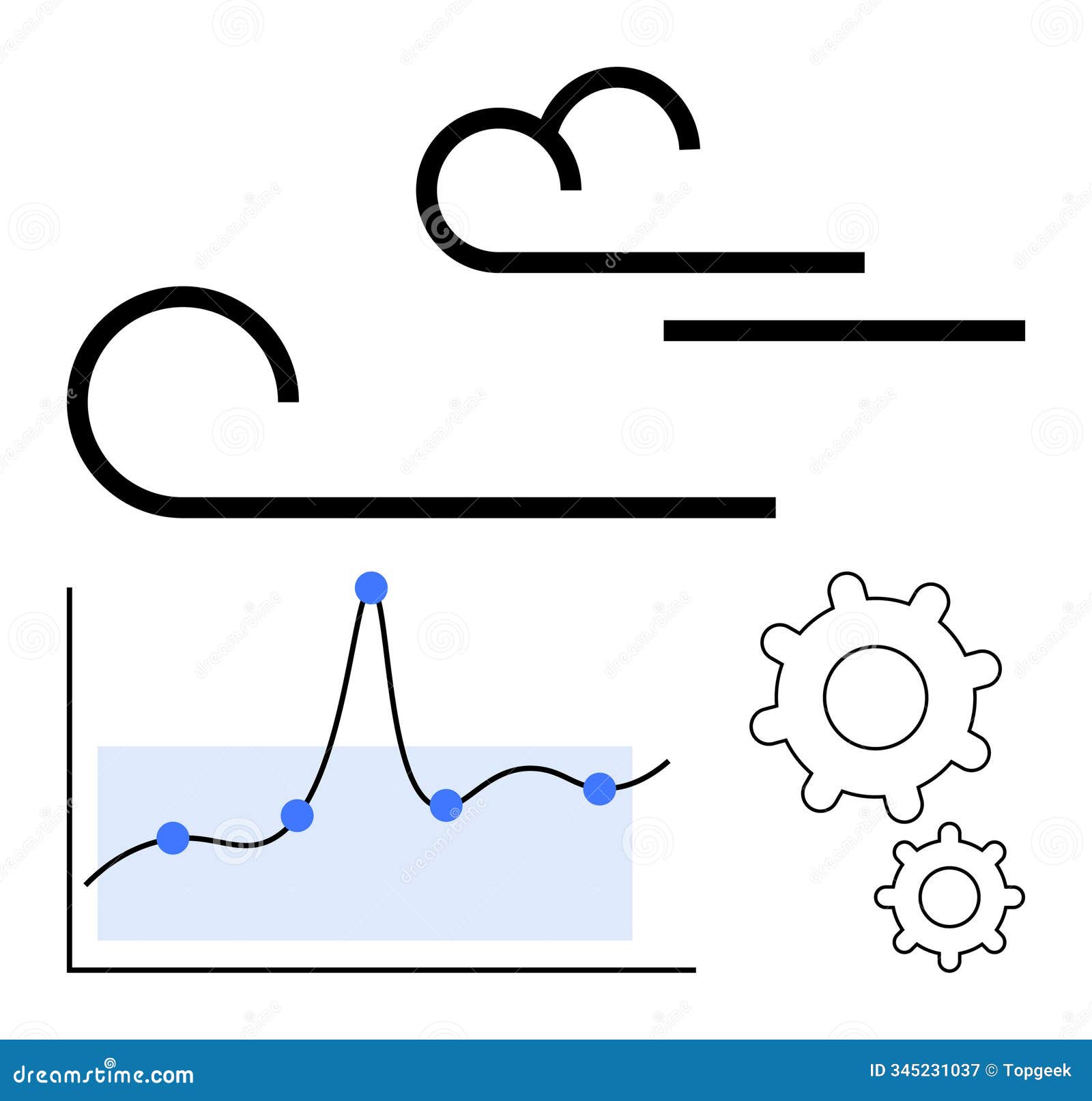 Abstract Representation of Data Analysis and Technological Innovation ...