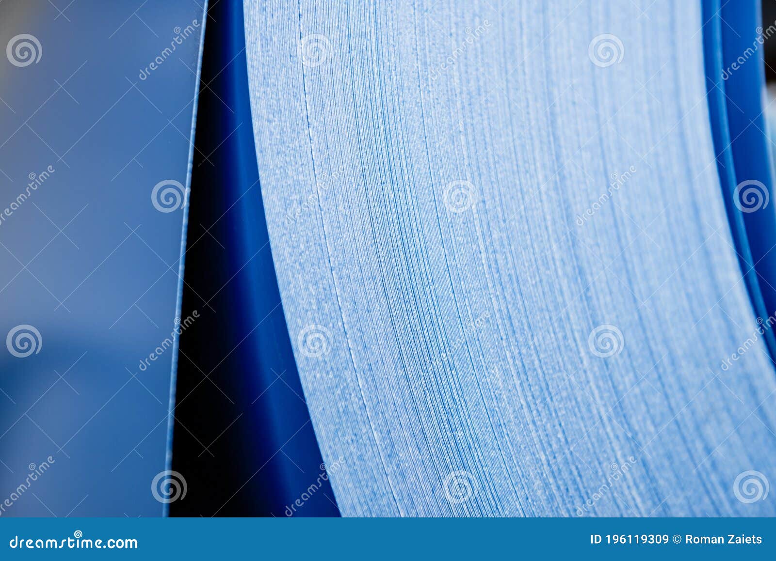 Curved Lines of Rolled Metal are Made of Sheet Steel. Stock Image ...