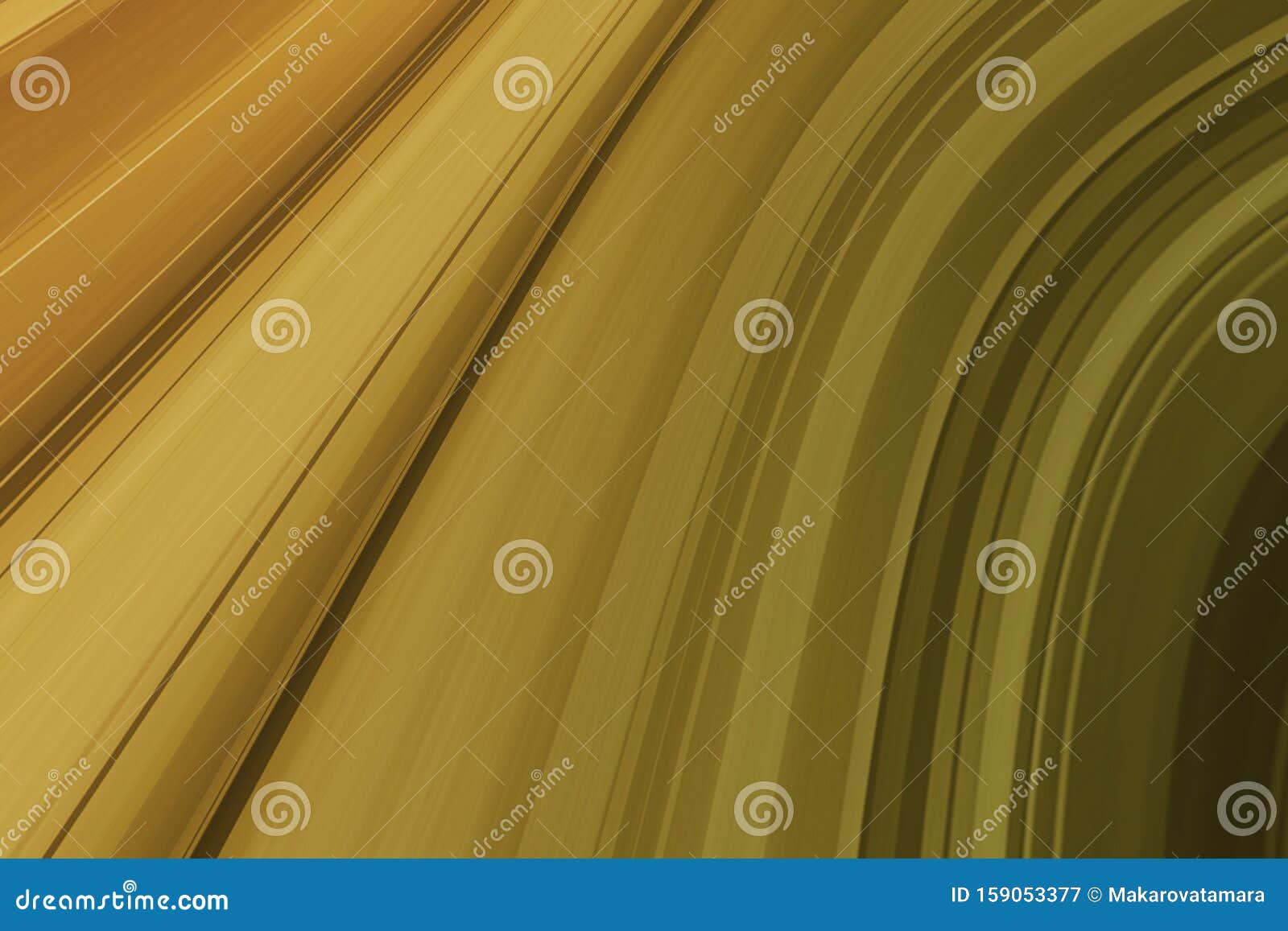Yellow and Green Curved Lines, Light Abstract Background with Shift ...