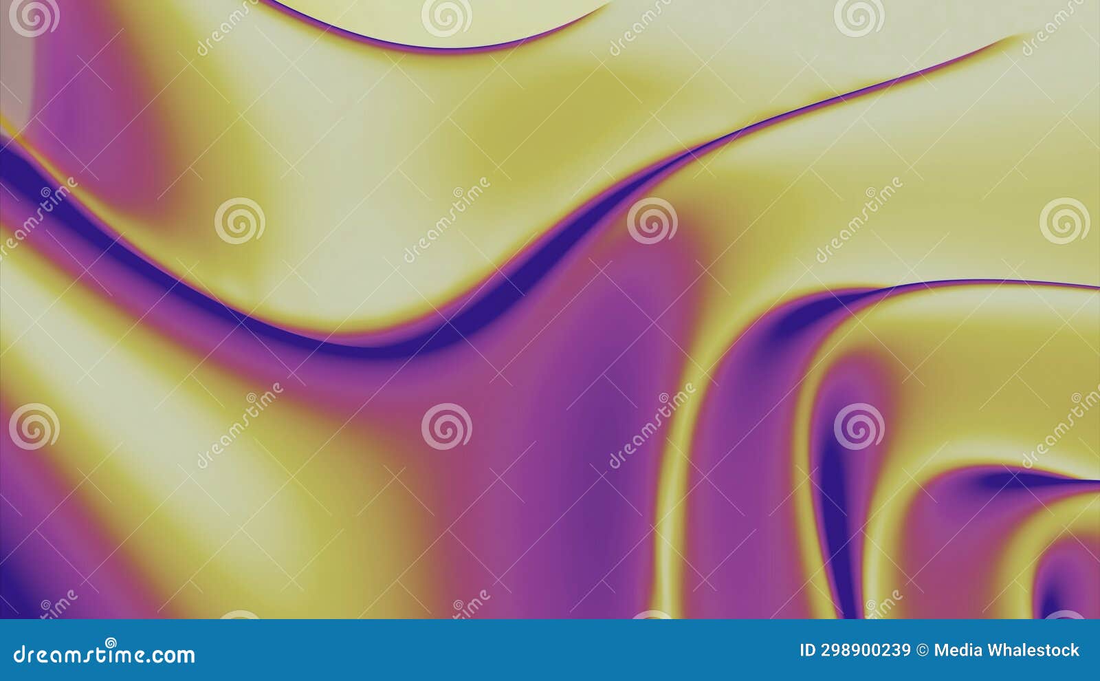 Curved Liquid Texture Moves with Psychedelic Background. Design. Bright ...