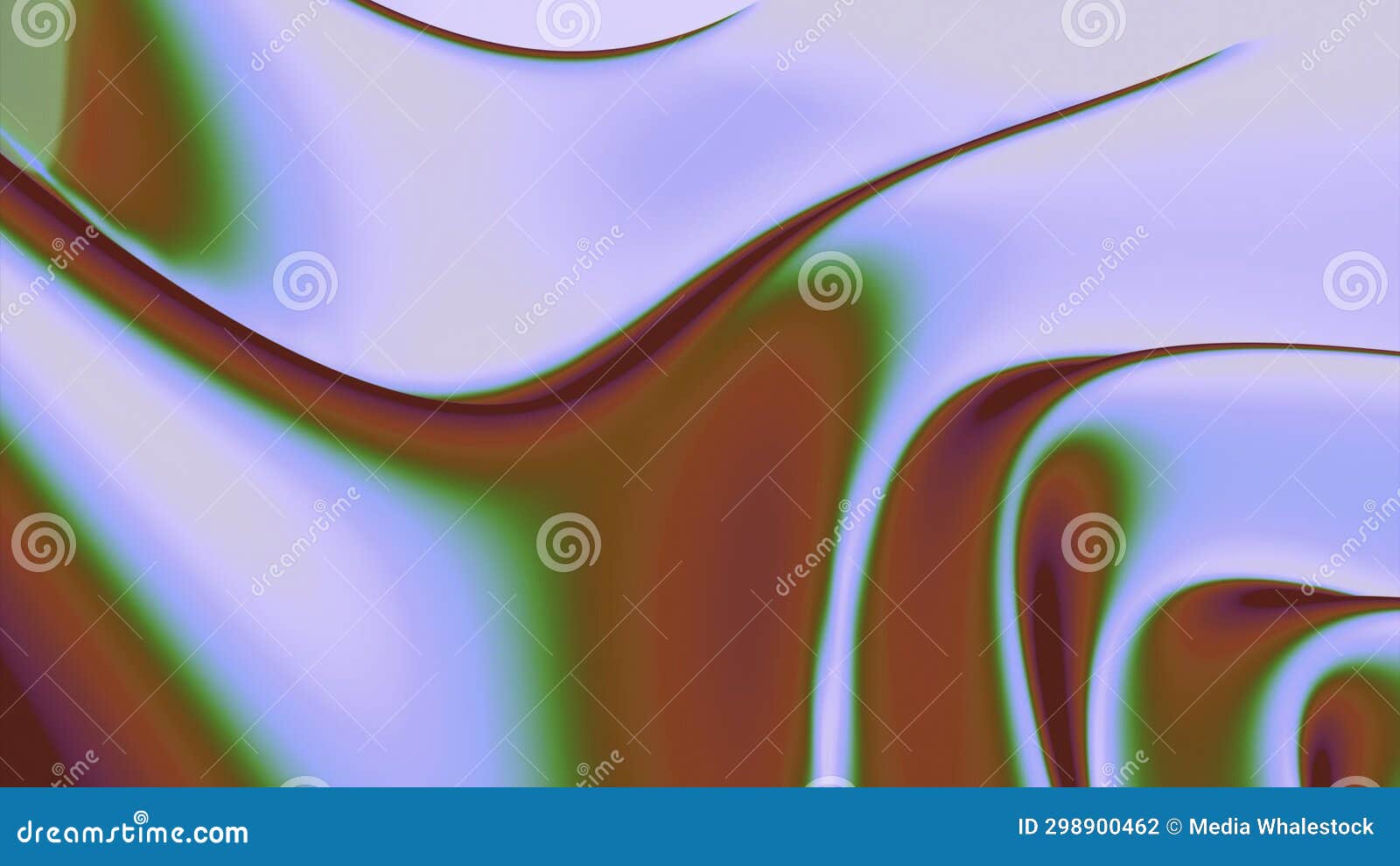 Curved Liquid Texture Moves with Psychedelic Background. Design. Bright ...