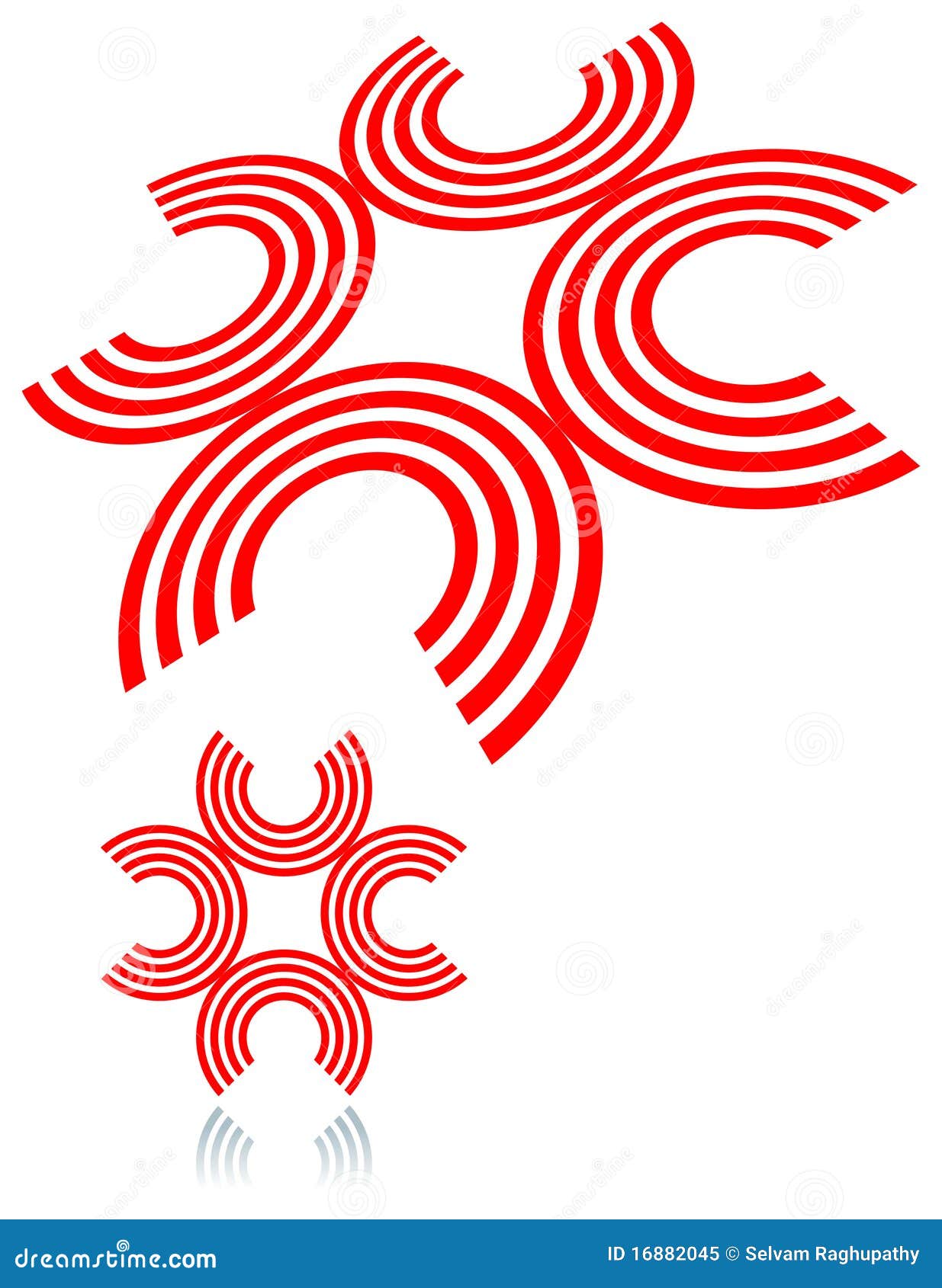 Curved logo stock vector. Illustration of clip, artwork - 16882045