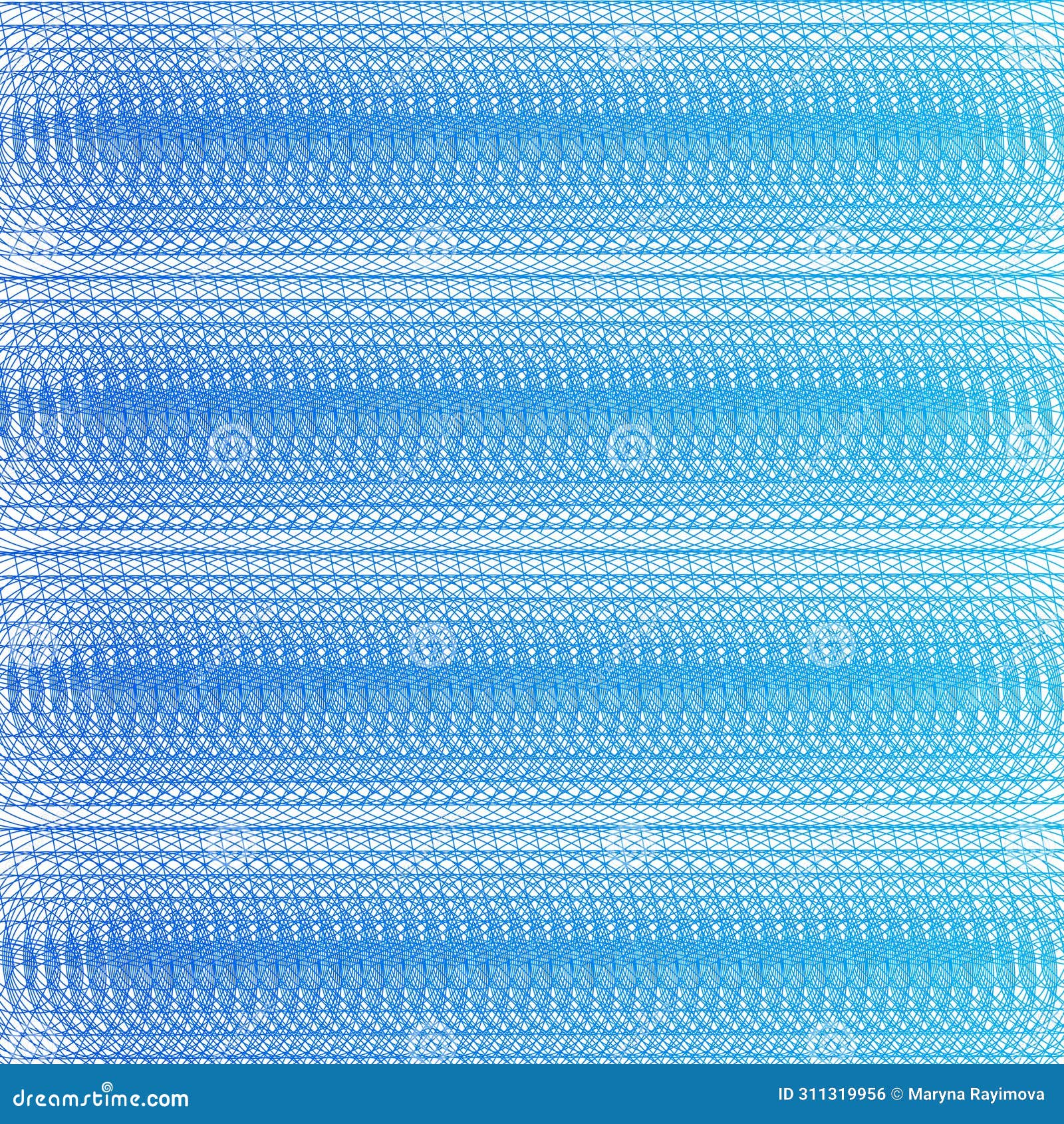 Curved Mesh. Curved Blue Lines on a White Background Stock Vector ...