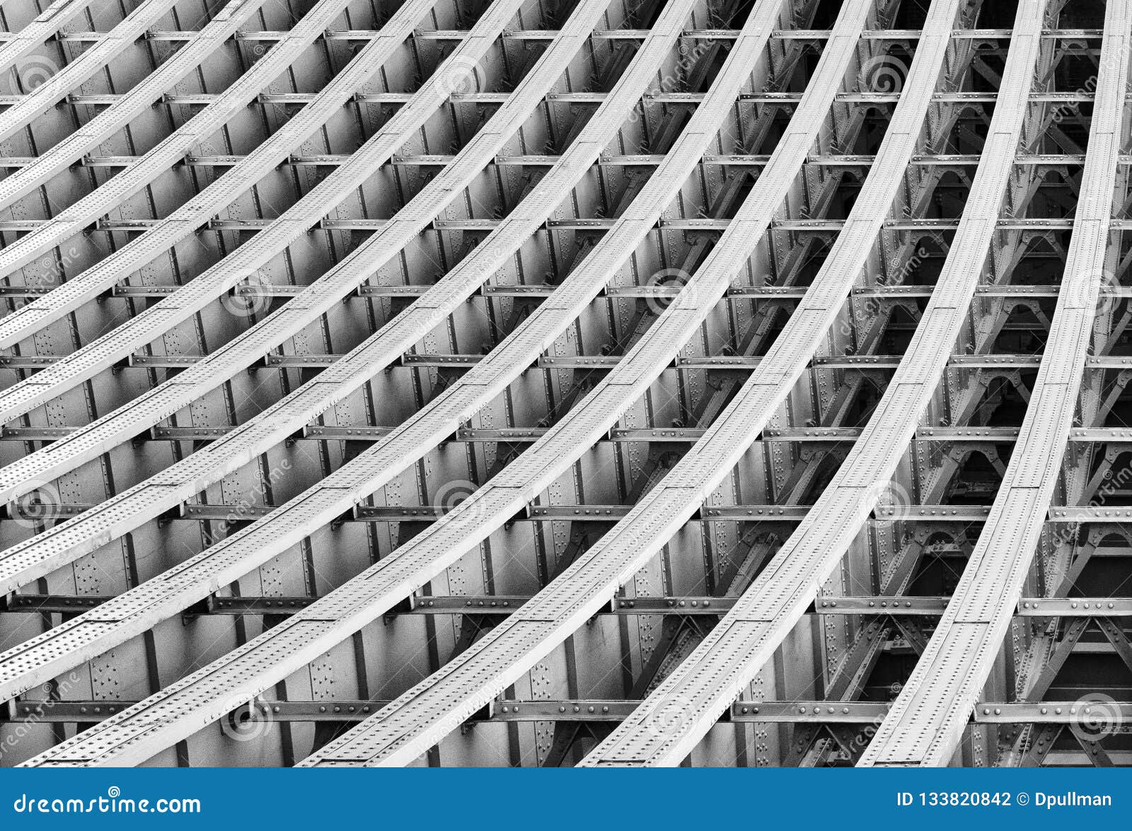 Curved Metal Girders stock photo. Image of architecture - 133820842 Curved Metal Girders stock photo. Image of architecture - 133820842