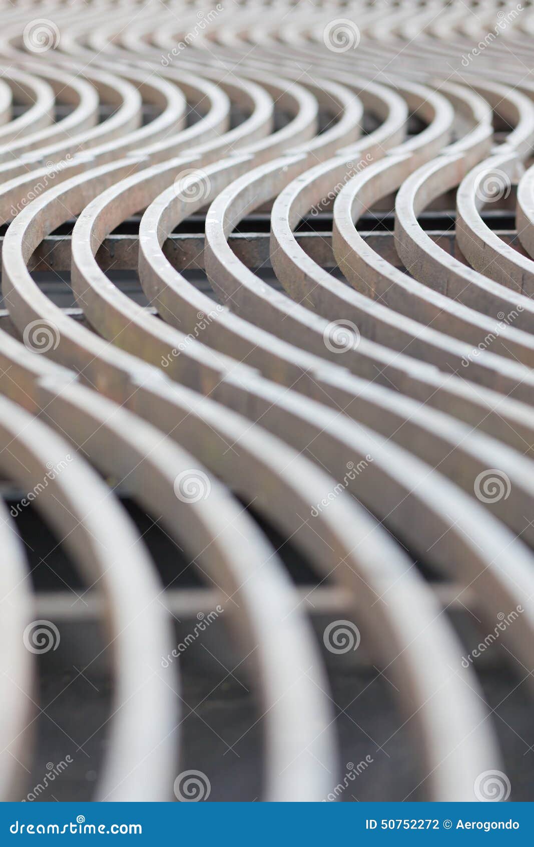 Curved metal lines stock photo. Image of curve, pattern - 50752272